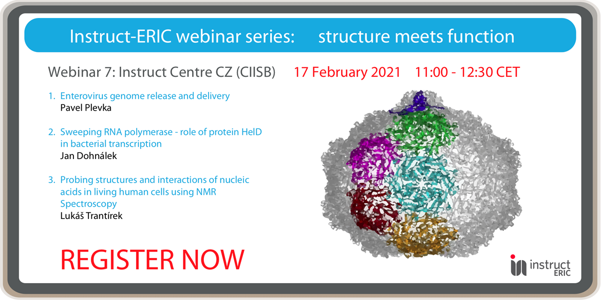 Instruct-ERIC webinar series: ‘Structure Meets Function’ – Czech ...